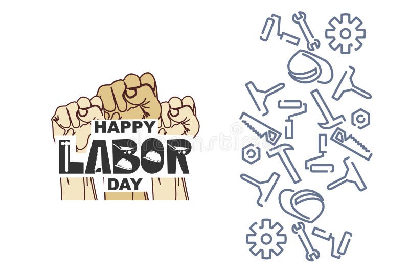 May 1, Happy Labor or Labour Day (mayday) Vector Illustration. Stock ...