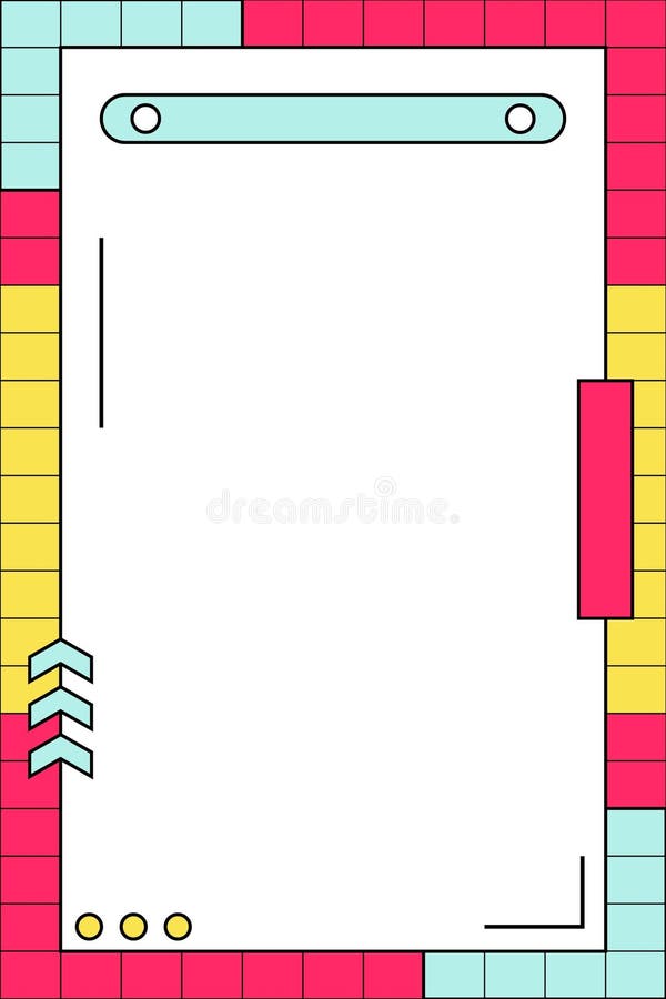 Simple Grid Flat Design Background Stock Vector - Illustration of ...