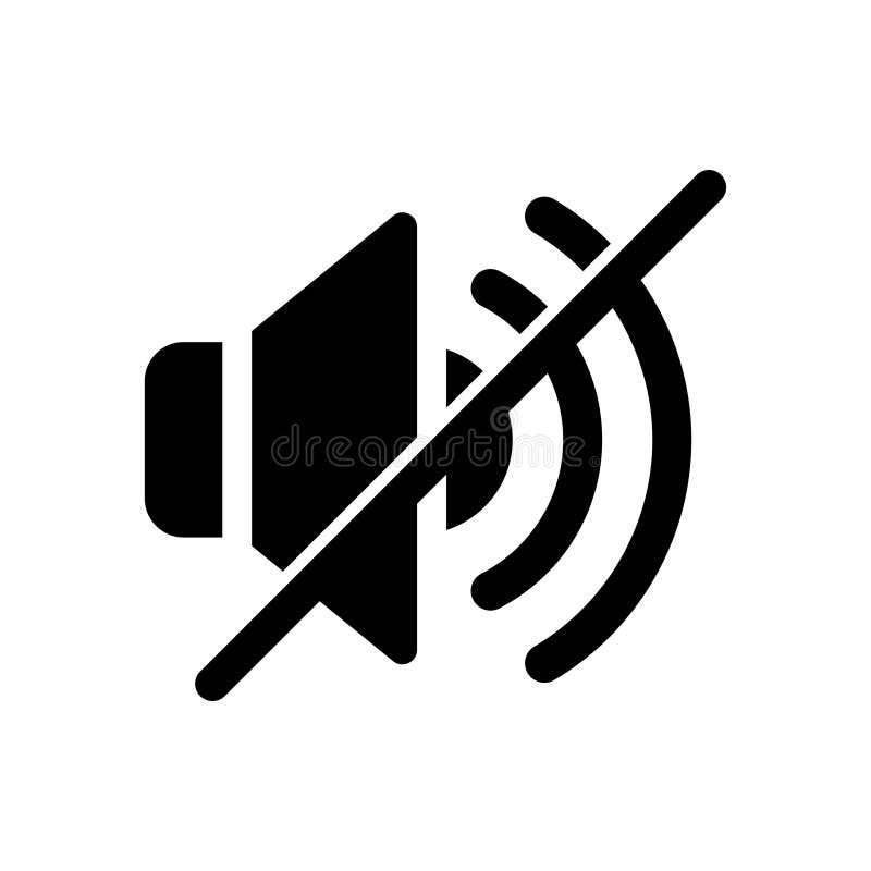 Mute Speaker Icon. Sound or Specier Illustration Vectors and ...