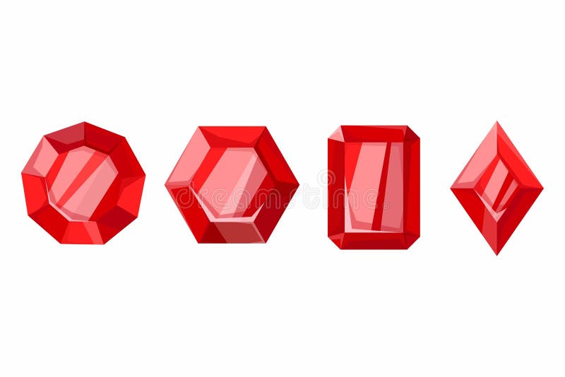 Rubies Illustration Stock Illustrations – 779 Rubies Illustration Stock ...