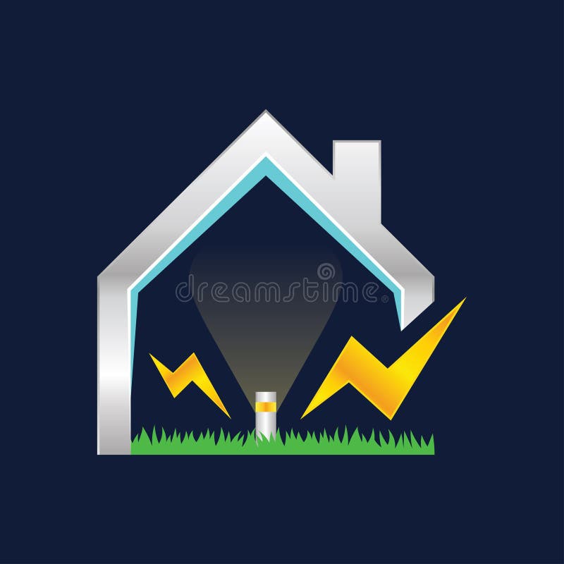 Modern Logo of Electrical Home Service Style Design Stock Vector ...