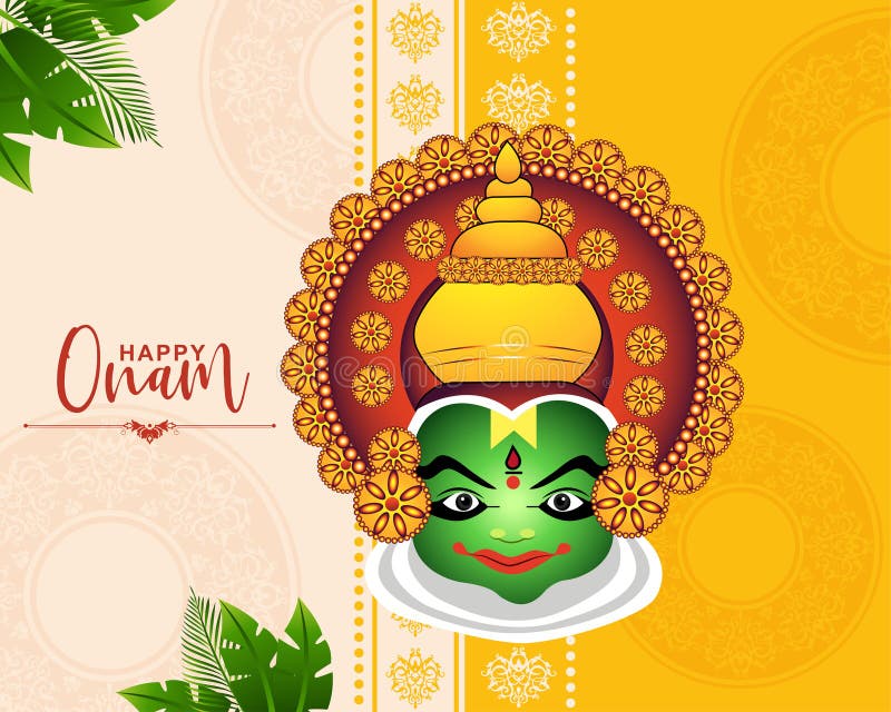 Onam is a Vibrant and Traditional Harvest Festival Stock Vector ...