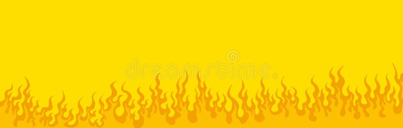 Modern Yellow Fire Background with Stripes. Stock Illustration ...