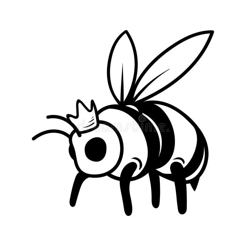 Queen Bee Drawing Stock Illustrations – 1,908 Queen Bee Drawing Stock ...