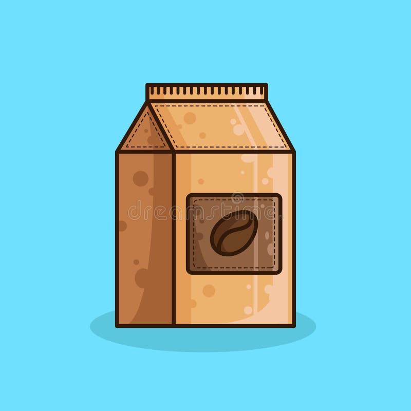 Vector Illustration of Coffe Powder Stock Vector - Illustration of icon ...