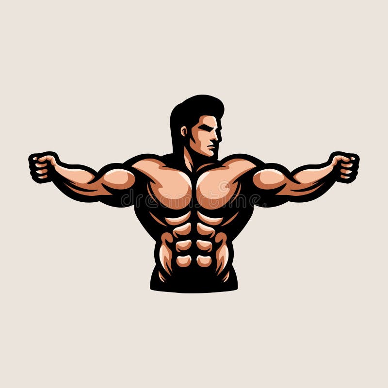 Muscle Man Drawing Stock Illustrations – 7,007 Muscle Man Drawing Stock ...