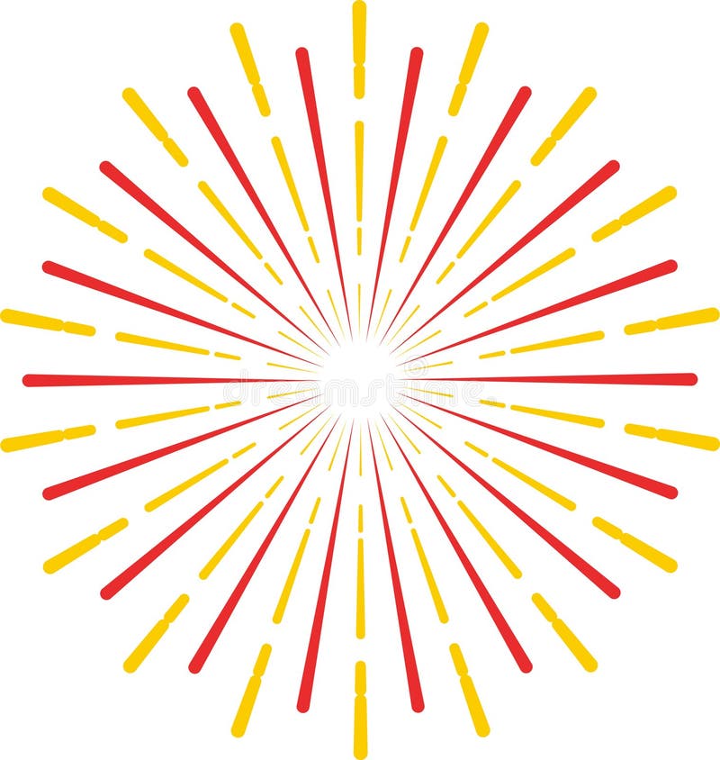 Abstract Line Burst Pattern Stock Vector - Illustration of symmetry ...