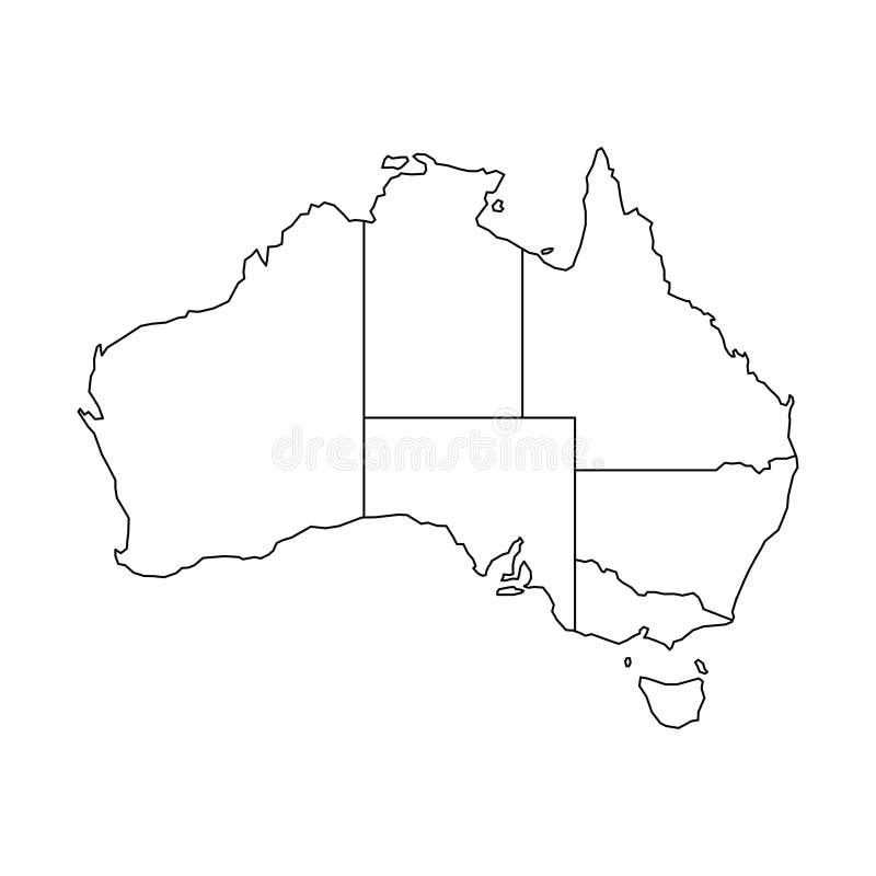 Map Australia States Stock Illustrations – 3,607 Map Australia States ...
