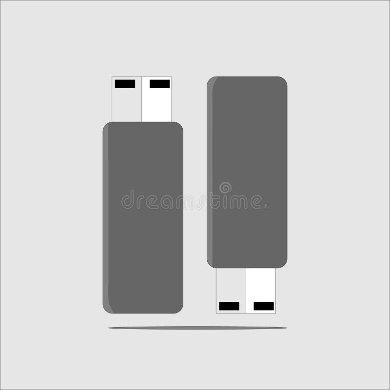 Flash Disk or USB Image Icon for Computer Devices Stock Vector ...