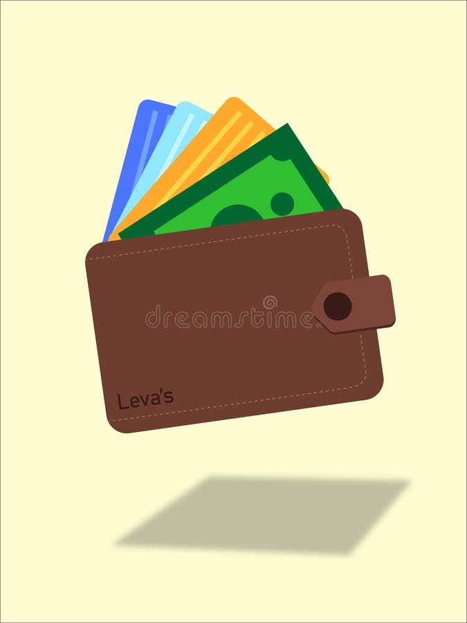 Wallet lottie illustration stock illustration. Illustration of ...