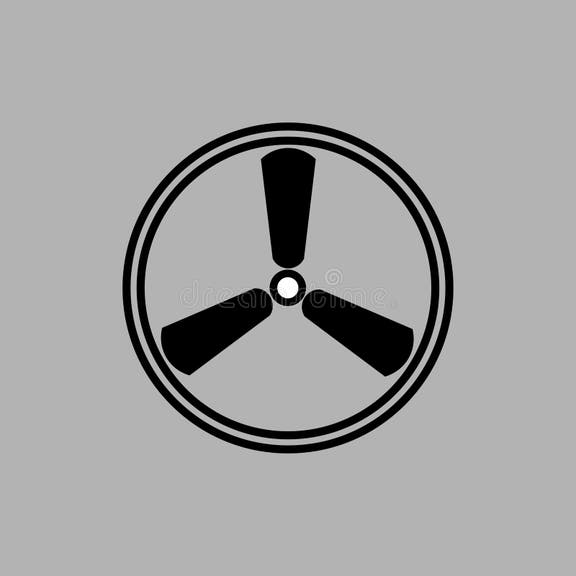 Design a Clean, Simple Icon Representing a Fan Blade or a Spinning Fan ...