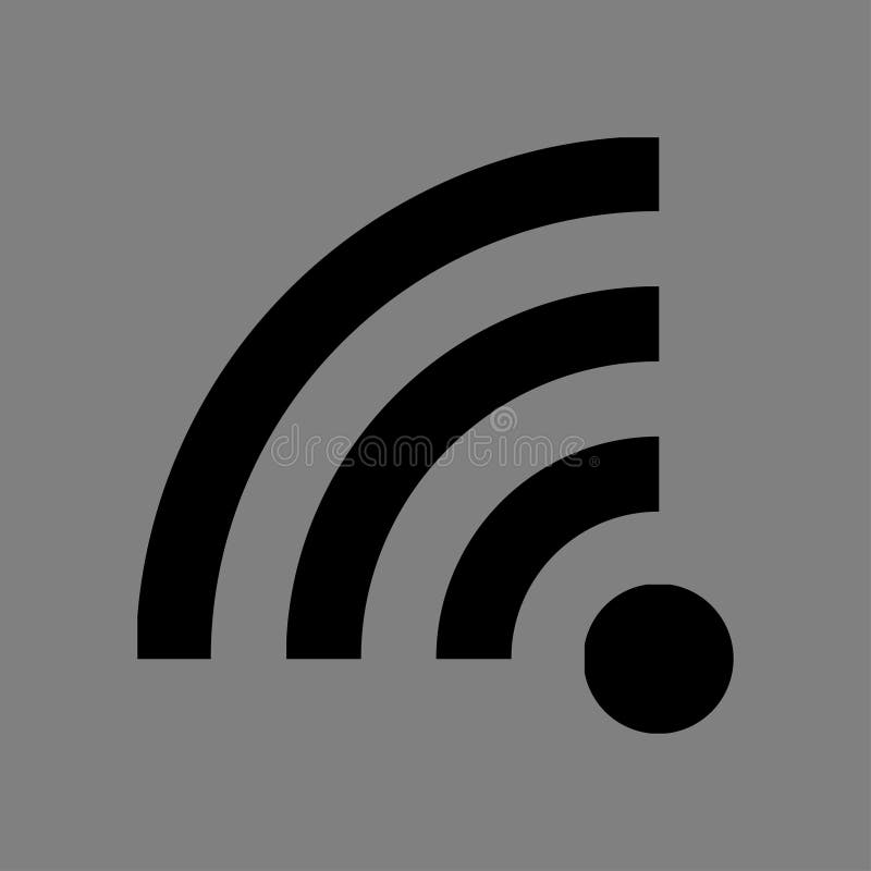 Design Vector Wireless Network Icon Stock Vector - Illustration of logo ...