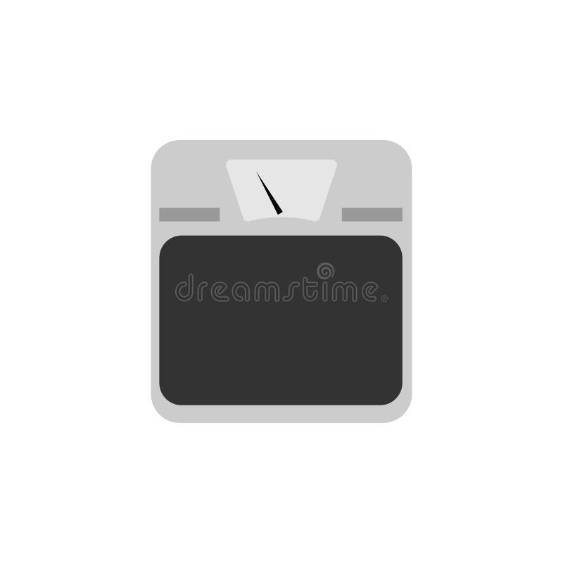 Minimalist Vector Icon Illustration of a Body Weight Scale Stock Vector ...