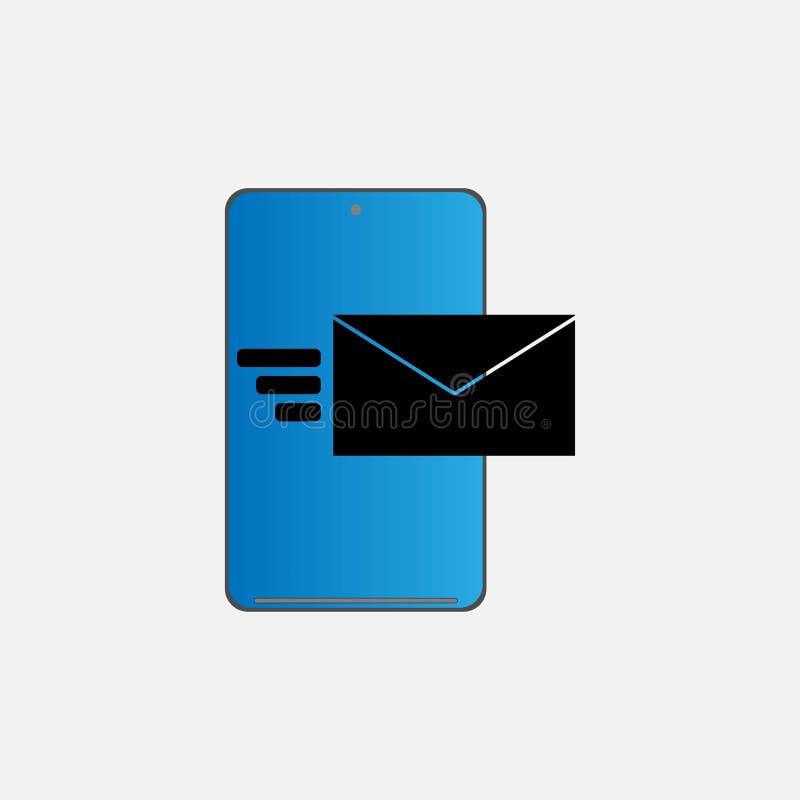 Create a Vector Icon Illustration Representing Sending an Email Stock ...
