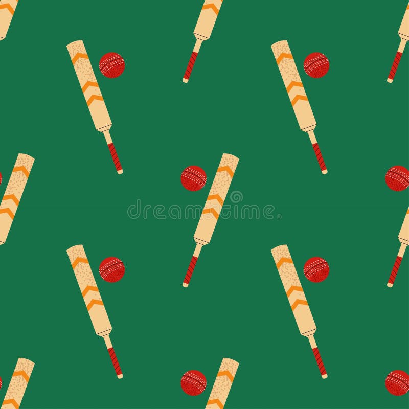 Cricket Bat and Ball. for Sports Themes, Outdoor Games and Team ...