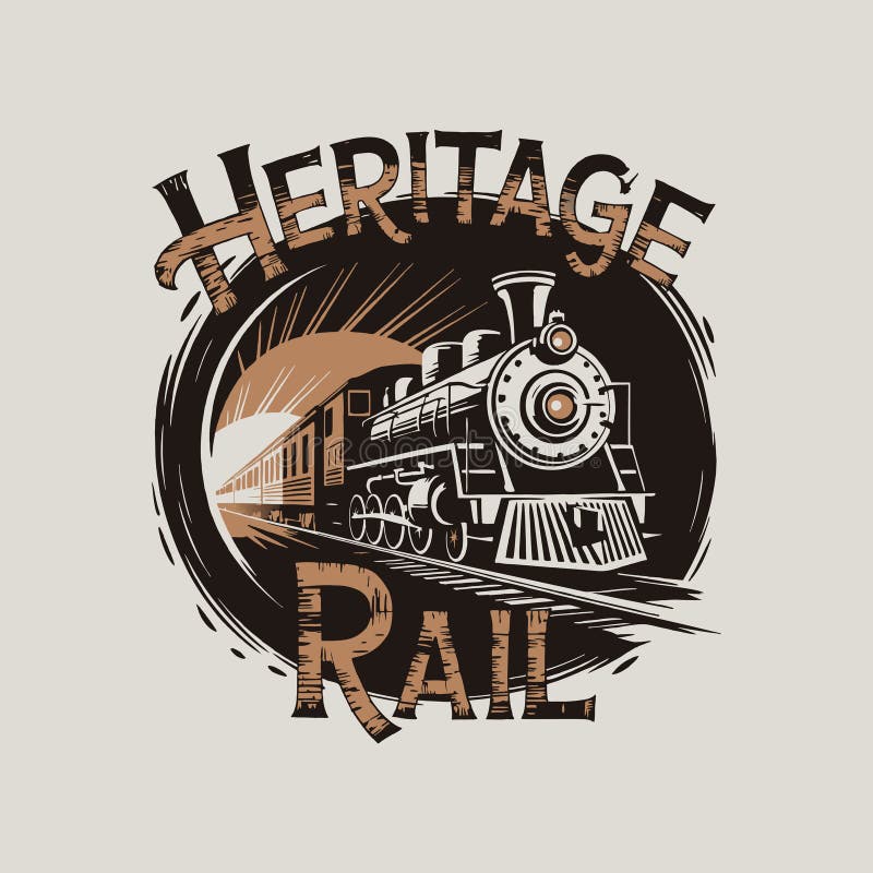 Vintage Railroad Logo