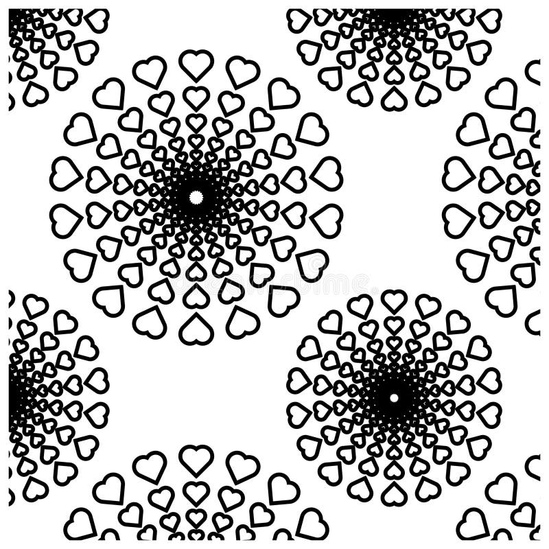 Artistic Seamless Love Pattern Ideal for Packaging and Branding Stock ...