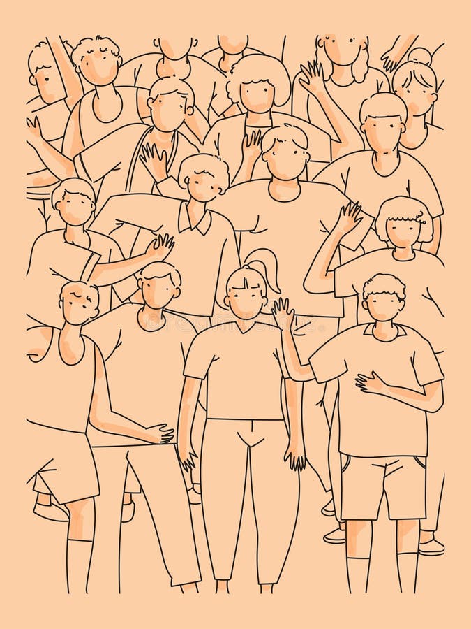 Line Drawing People Stock Illustrations – 220,556 Line Drawing People ...