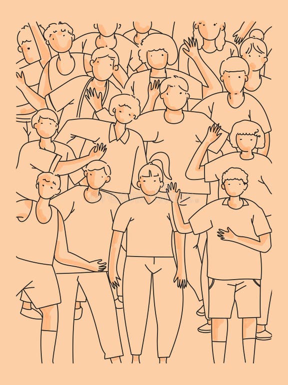 Line Drawing People Stock Illustrations – 220,556 Line Drawing People ...