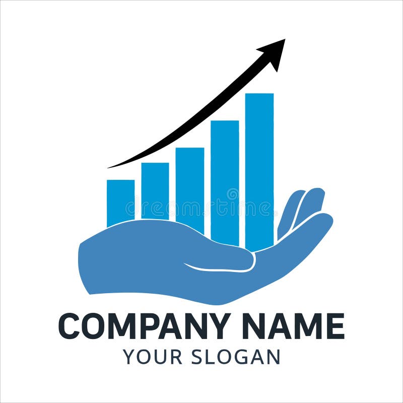 Graphic Company Financial Logo Design, Vector Illustrations Eps Stock ...