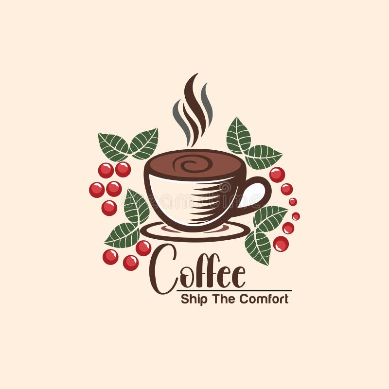 Rustic Coffee Cup Design for Your Custom Branding Needs Stock ...