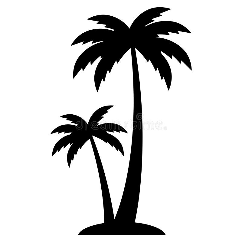 Stylized Palm Tree Minimalist Art for Scandinavian Coastal Wall Decor ...
