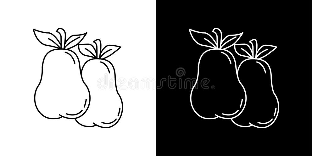 Pears Black White Stock Illustrations – 1,230 Pears Black White Stock ...