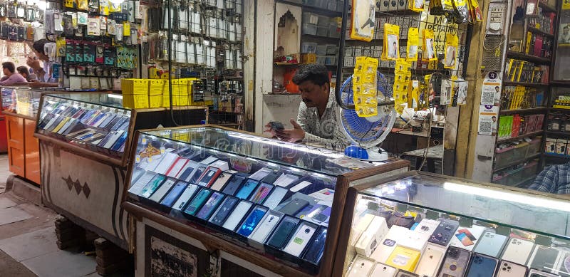 Mobile Accessories Store in a Market Editorial Image - Image of mobile ...
