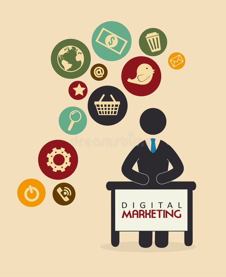 Mobile advertising stock vector. Illustration of digital - 36102511