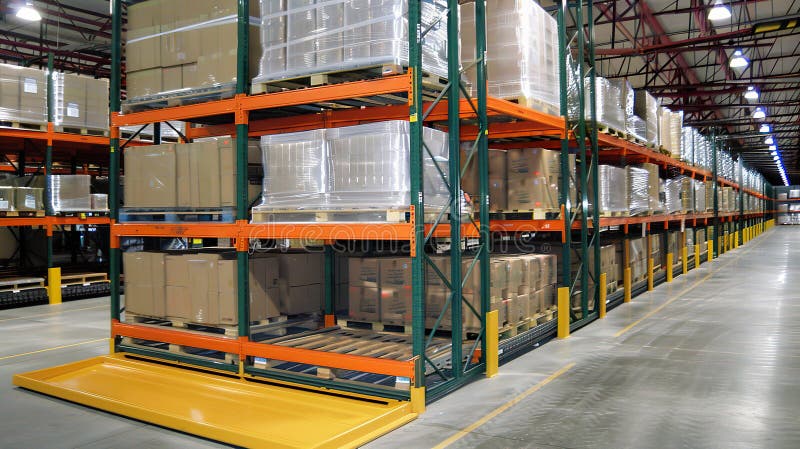 Mobile Aisle Racking System Optimizing Space in Distribution Warehouse ...