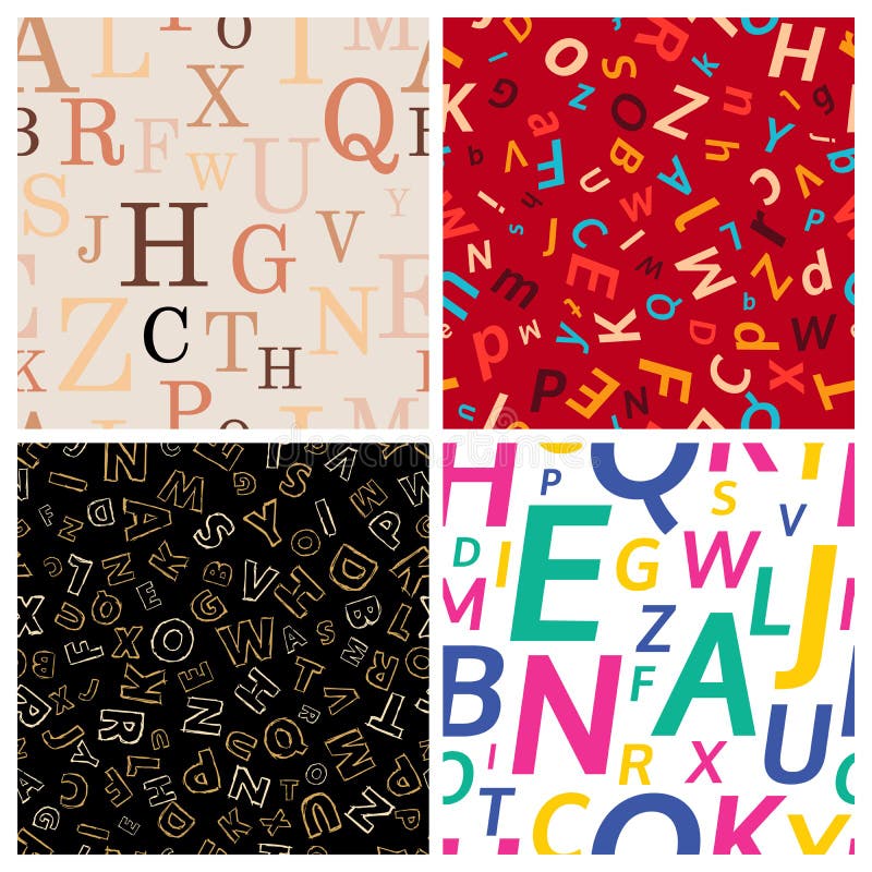 Endless Alphabet Letters Stock Illustrations – 445 Endless Alphabet ...