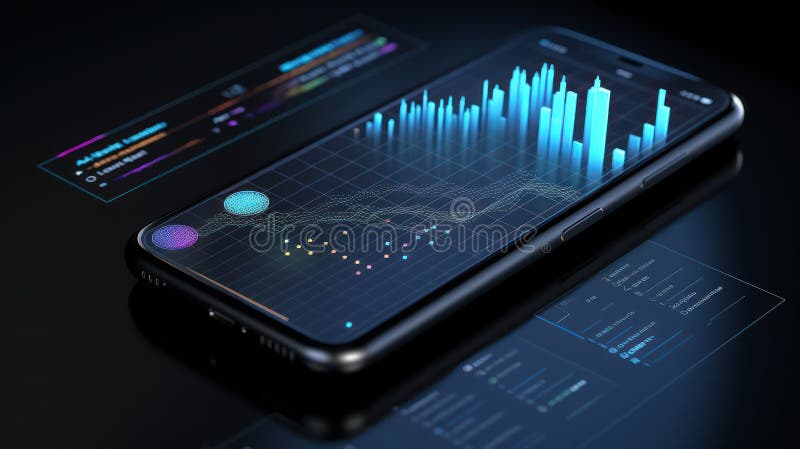 Mobile Analytics: Empowering Business Insights Stock Illustration ...