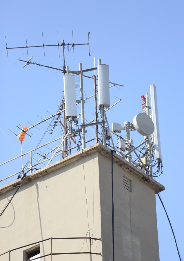 Mobile antenna stock image. Image of phone, communications - 8138227