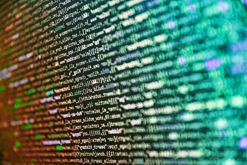 Mobile App Building Tensorflow Ai Concept Programming Code Abstract Screen Of Software