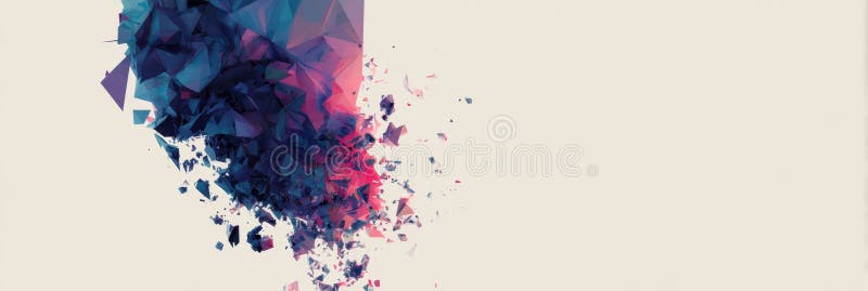 Mobile App Crash Screen Displaying Abstract Geometric Distortion on the ...