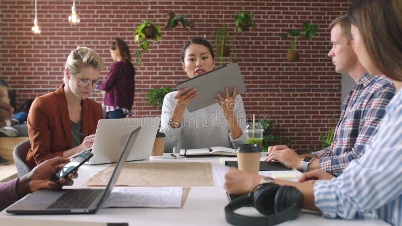 Mobile App Design, Business People and Meeting for Ux, Ui or User ...