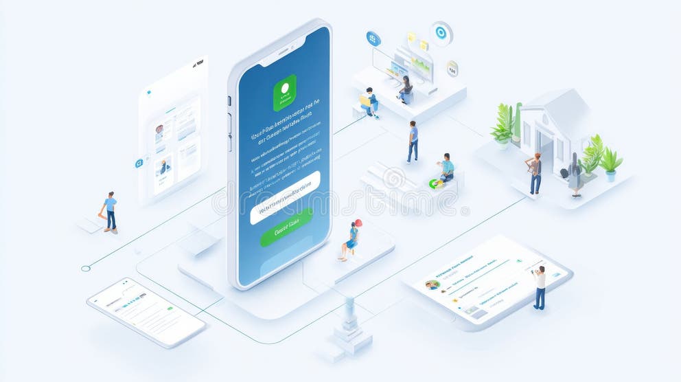 Innovative Mobile App Interface Showcasing User Engagement, Feature ...