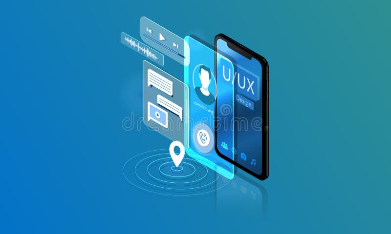 Mobile UX Design - Menu Design Kit Stock Vector - Illustration of ... Mobile UX Design - Menu Design Kit Stock Vector - Illustration of ...