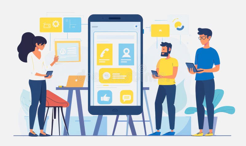 435 Ai Generated App Design Team Stock Photos - Free & Royalty-Free ...