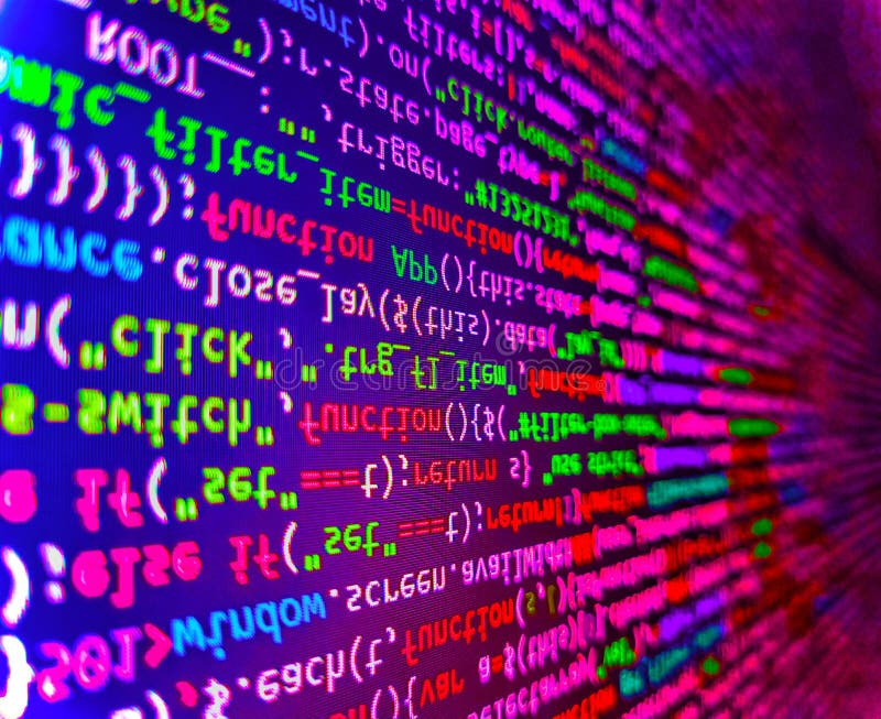 Mobile App Developer Digital Abstract Bits Data Stream Cyber Pattern Digital Background Stock