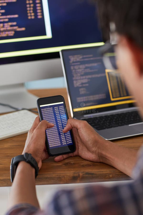 Smartphone QR Code stock image. Image of media, taking - 57269123