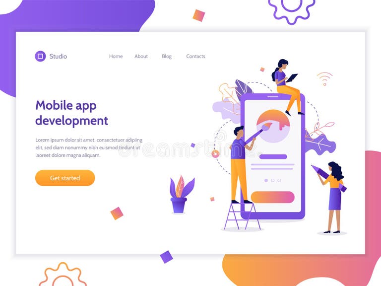 Mobile Application Web Application Stock Illustrations – 458,962 Mobile Application Web ...