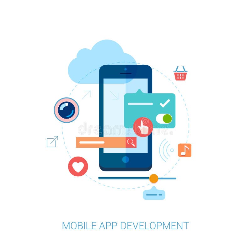 Vector Mobile App Infographics in Flat Style Stock Vector ... Vector Mobile App Infographics in Flat Style Stock Vector ...