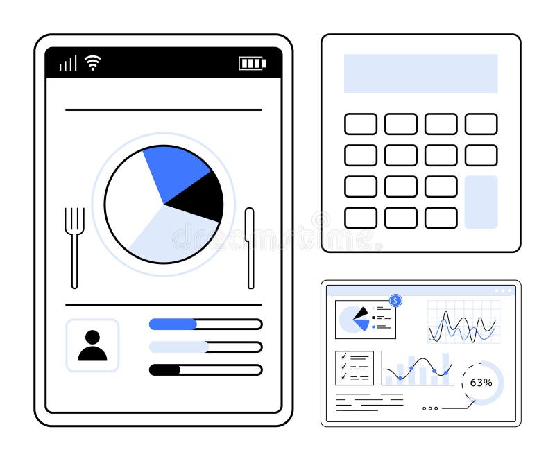 Mobile App for Diet Tracking and Analytics with Calculator and Data ...