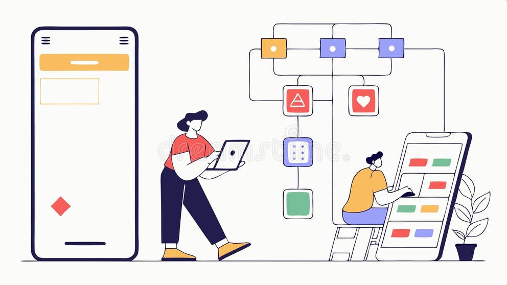 Mobile App Flowchart, App Design, User Flow, Mobile Interface, and App ...