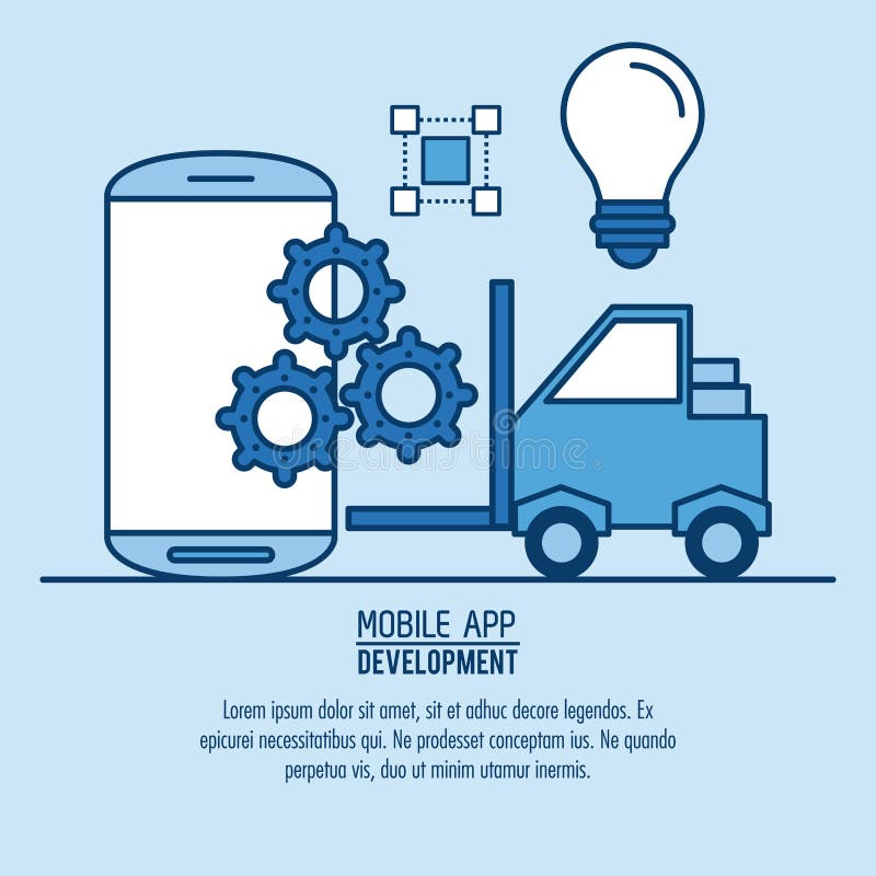 Mobile App Infographic Psd