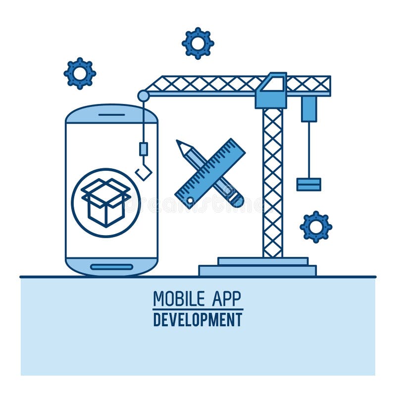 Mobile app infographic stock vector. Illustration of smartphone - 110162882