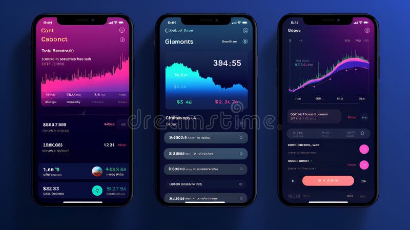 A Mobile App Infographic Template with a Modern Design. Mobile ...
