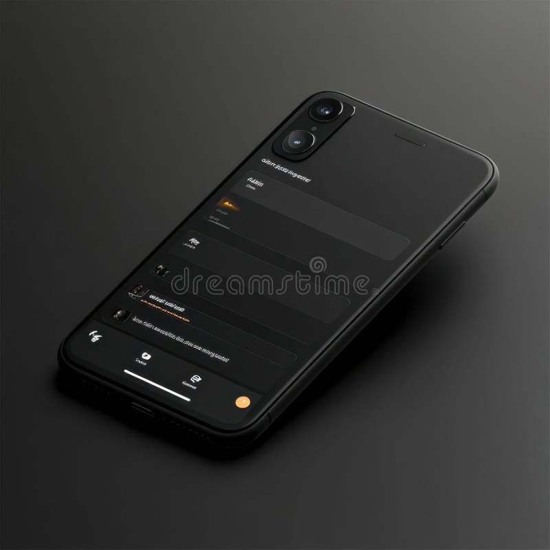 Mobile App UI Design, Verification and Security Features Stock ...