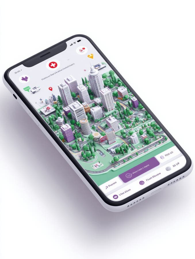 351 Cityscape Mobile App Interface Stock Photos - Free & Royalty-Free ...